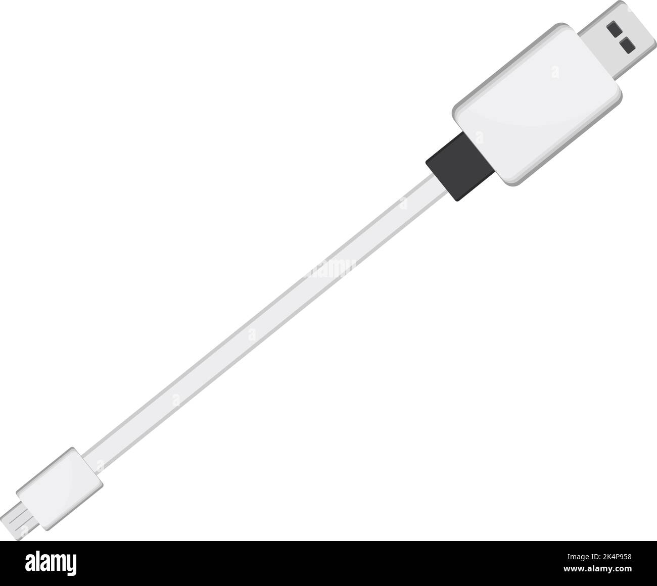 Audio jack cable on Stock Vector Images - Alamy