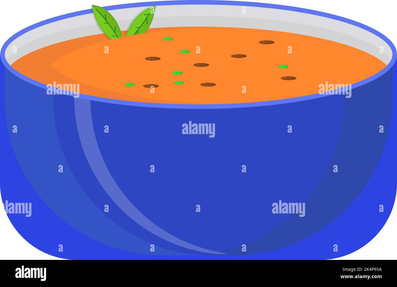 Cream chicken soup Stock Vector Images - Alamy