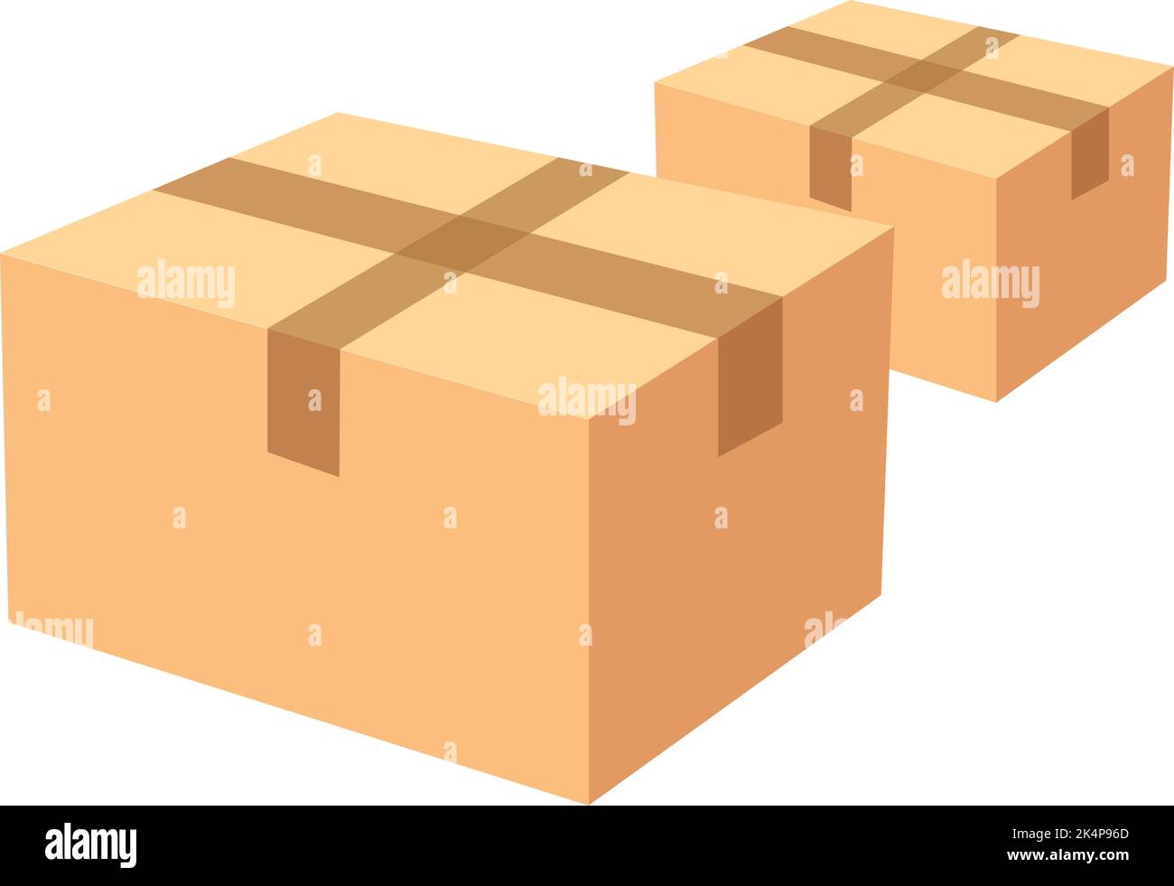 Stacked boxes Stock Vector Images - Alamy