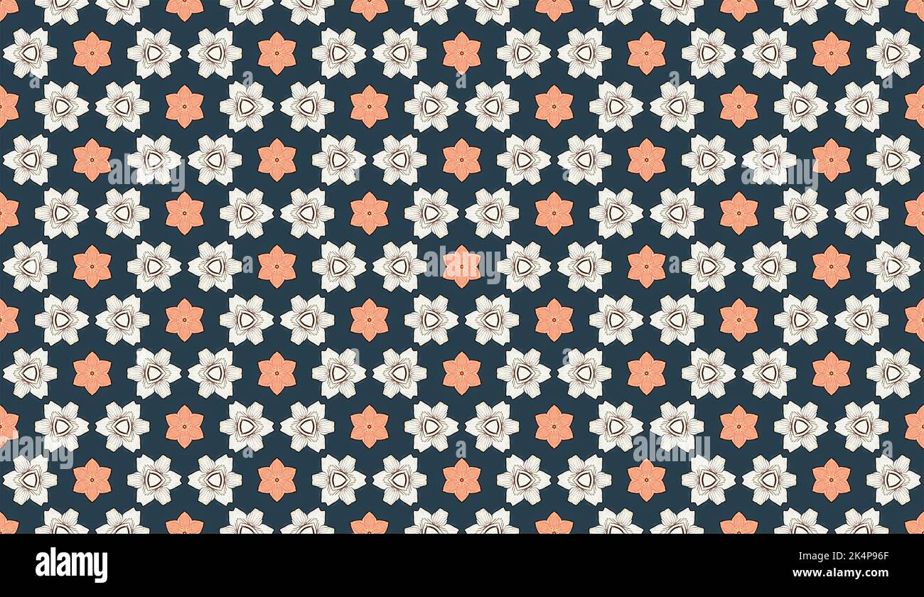 Background seamless repeat pattern or fabric. Geometric shapes artistic ...