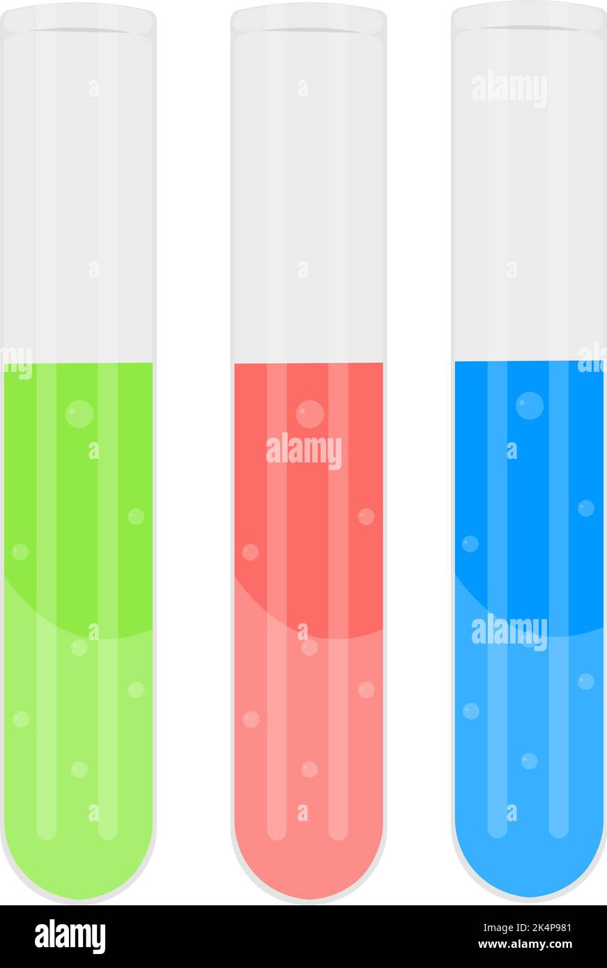 Lab tubes isolated vector vectors hi-res stock photography and images ...