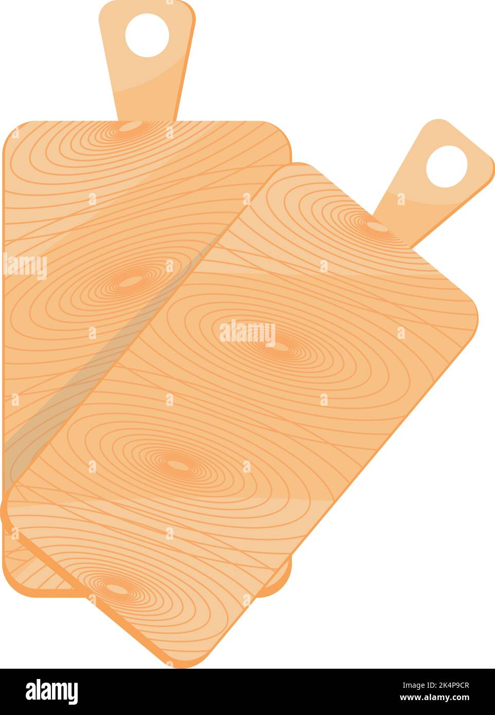 Wooden chopping boards Stock Vector Images - Alamy