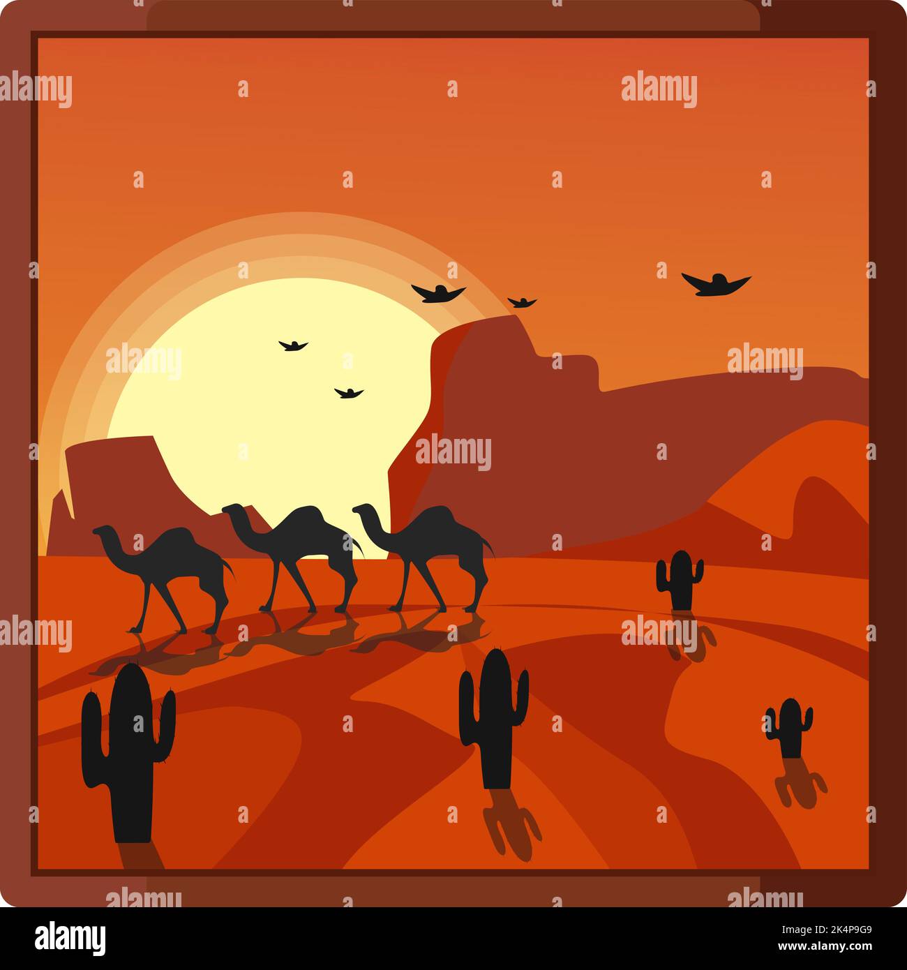Camels vector vectors Stock Vector Images - Alamy
