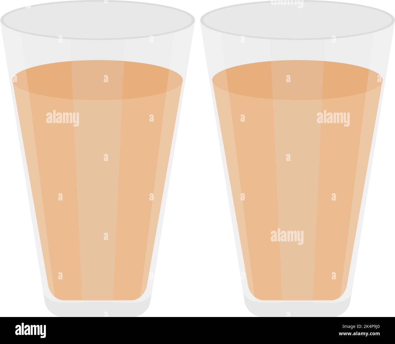 Cold coffee, illustration, vector on a white background Stock Vector ...