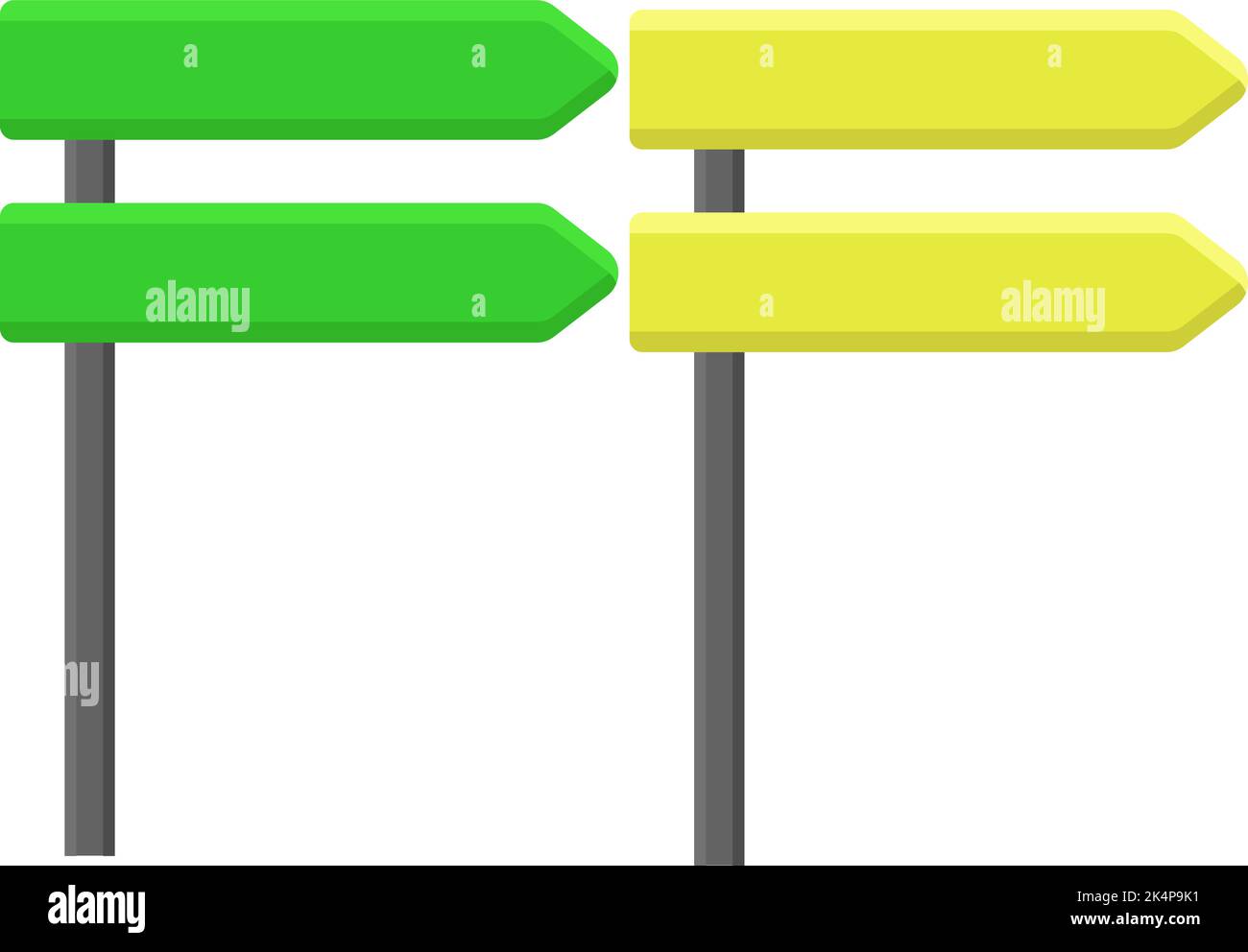 White pointer on post Stock Vector Images - Alamy