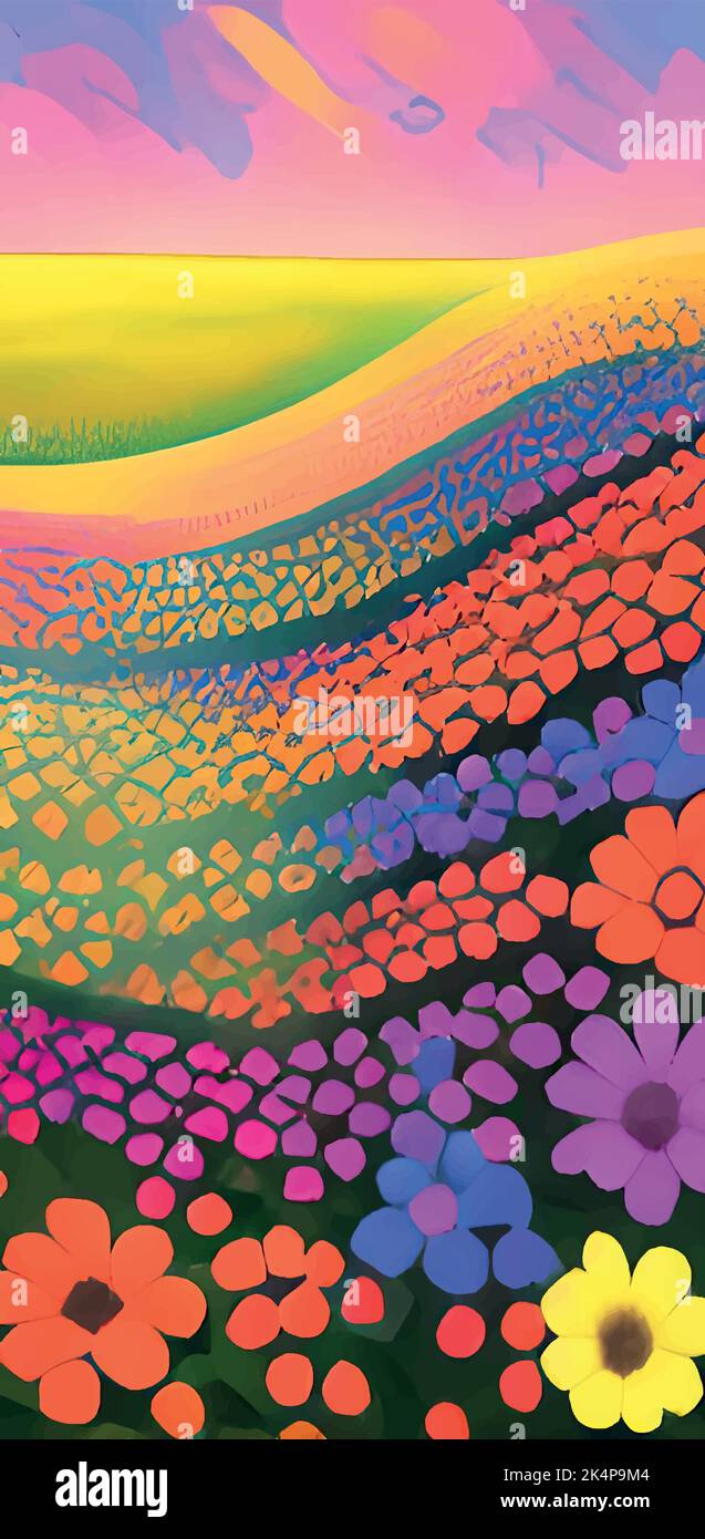 Background beautiful colorful flower Stock Vector Images - Alamy