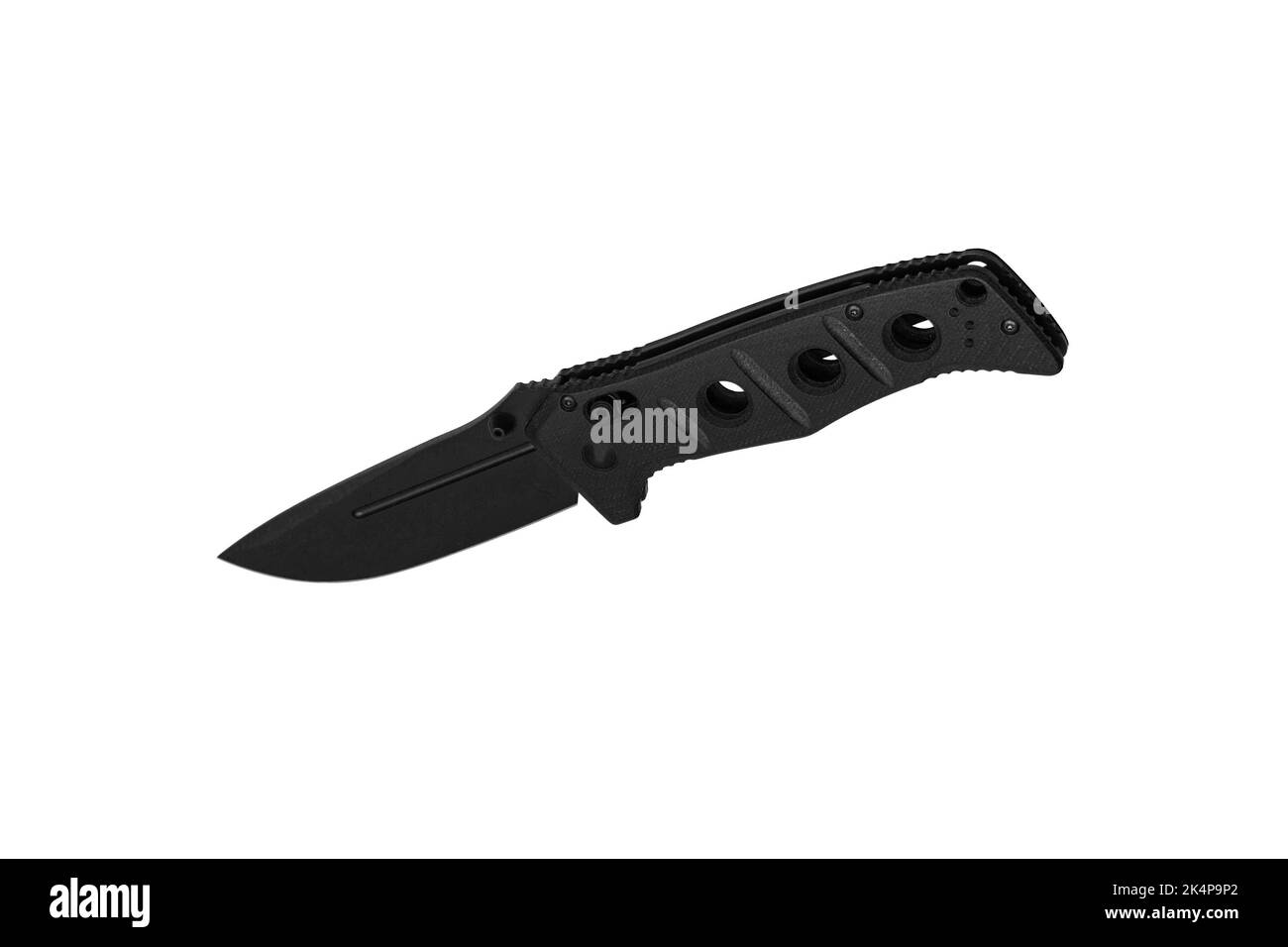 Khaki pocket folding knife. Compact metal sharp tactical knife with a ...