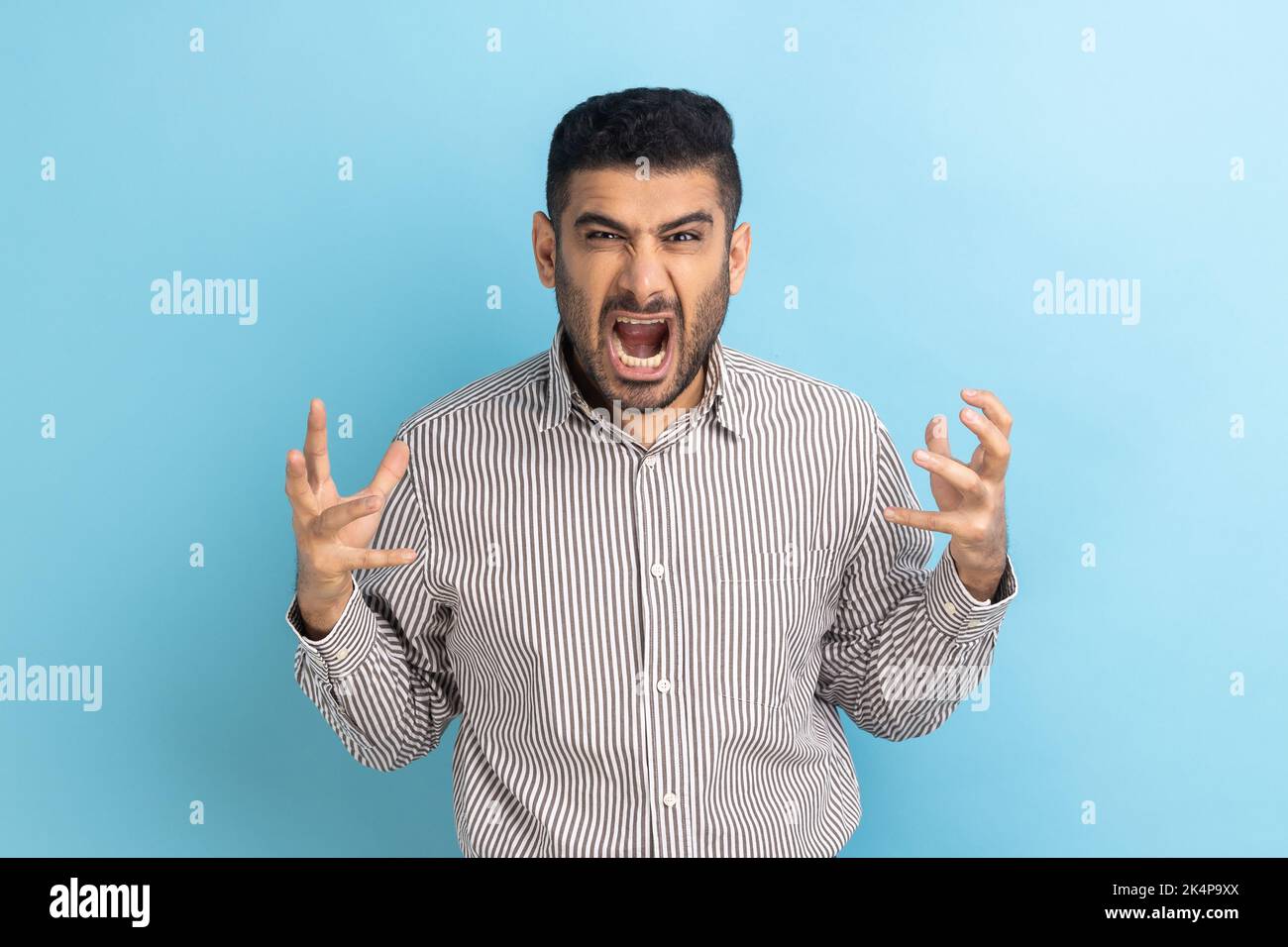 Angry aggressive frustrated indian business hi-res stock photography ...