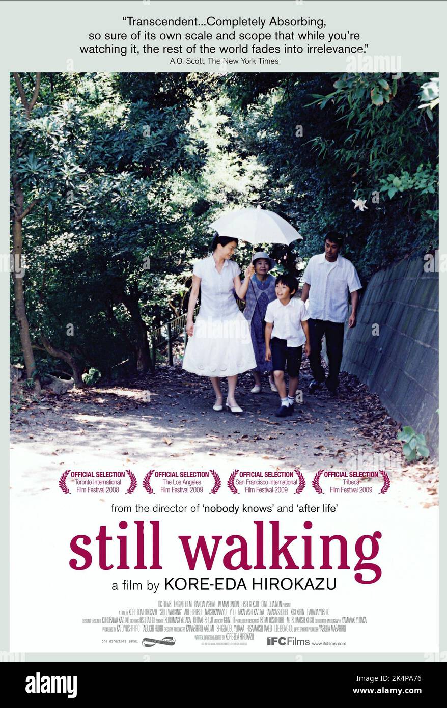 YUI NATSUKAWA, KIRIN KIKI, SHOHEI TANAKA, HIROSHI ABE POSTER, STILL WALKING, 2008 Stock Photo ...