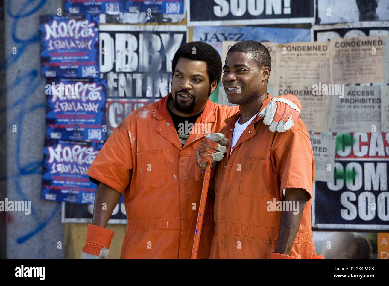 ICE CUBE, TRACY MORGAN, FIRST SUNDAY, 2008 Stock Photo - Alamy