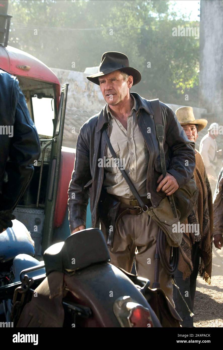 HARRISON FORD, INDIANA JONES AND THE KINGDOM OF THE CRYSTAL SKULL, 2008 ...