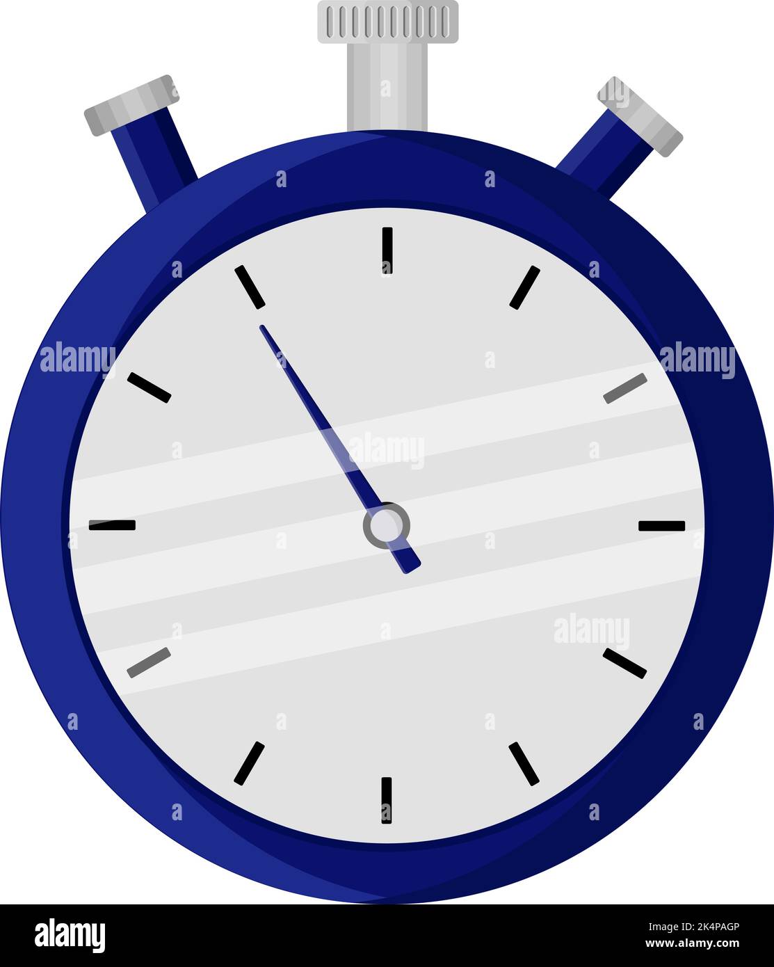 Blue stopwatch icon isolated on Stock Vector Images - Alamy