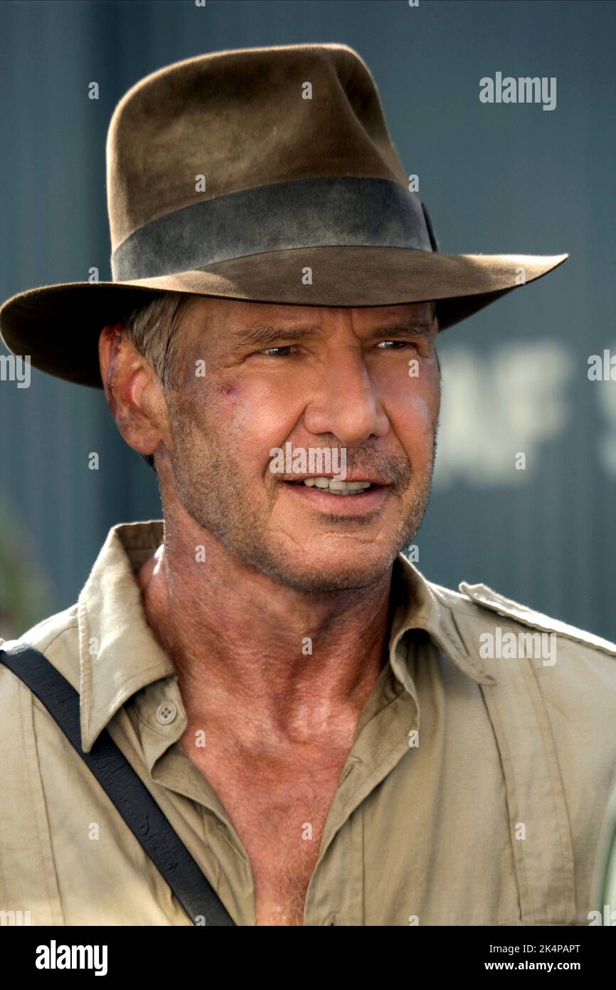 HARRISON FORD, INDIANA JONES AND THE KINGDOM OF THE CRYSTAL SKULL, 2008 ...