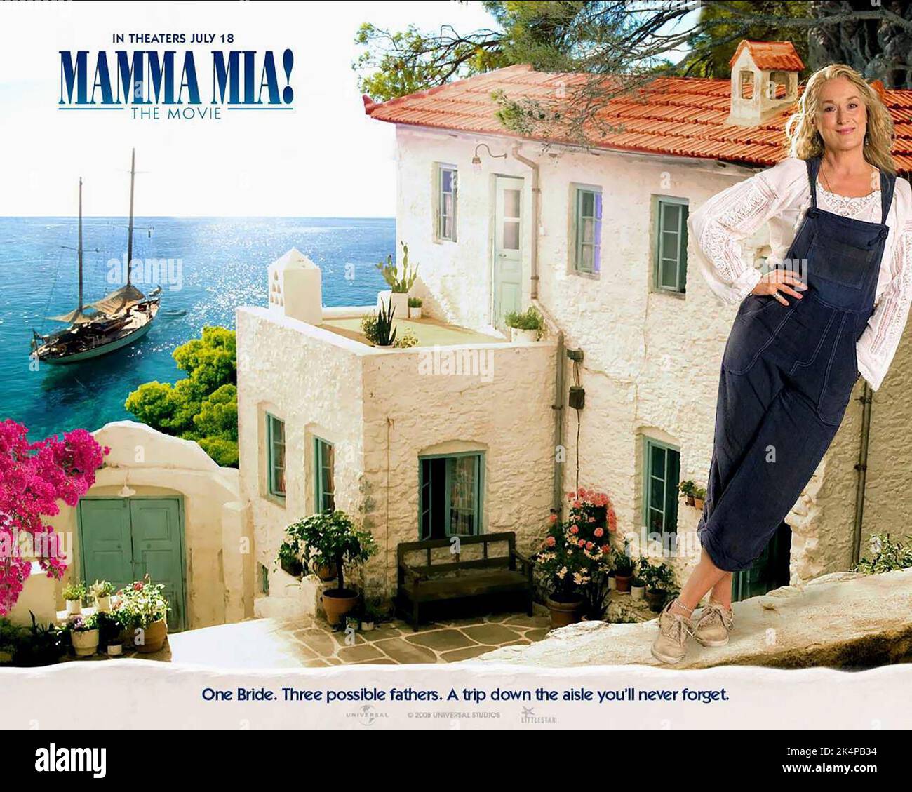 MERYL STREEP POSTER, MAMMA MIA!, 2008 Stock Photo - Alamy