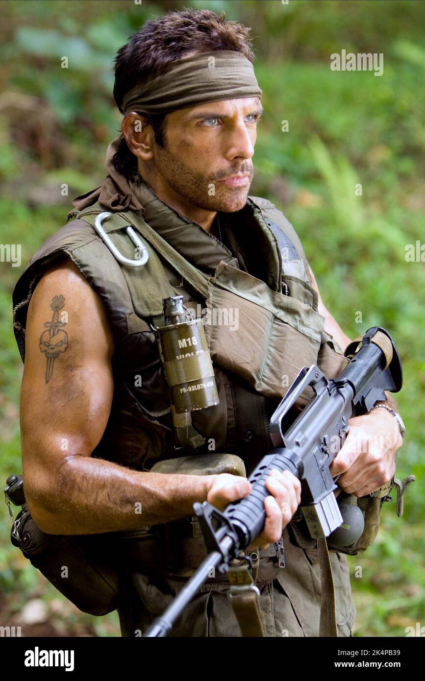BEN STILLER, TROPIC THUNDER, 2008 Stock Photo - Alamy