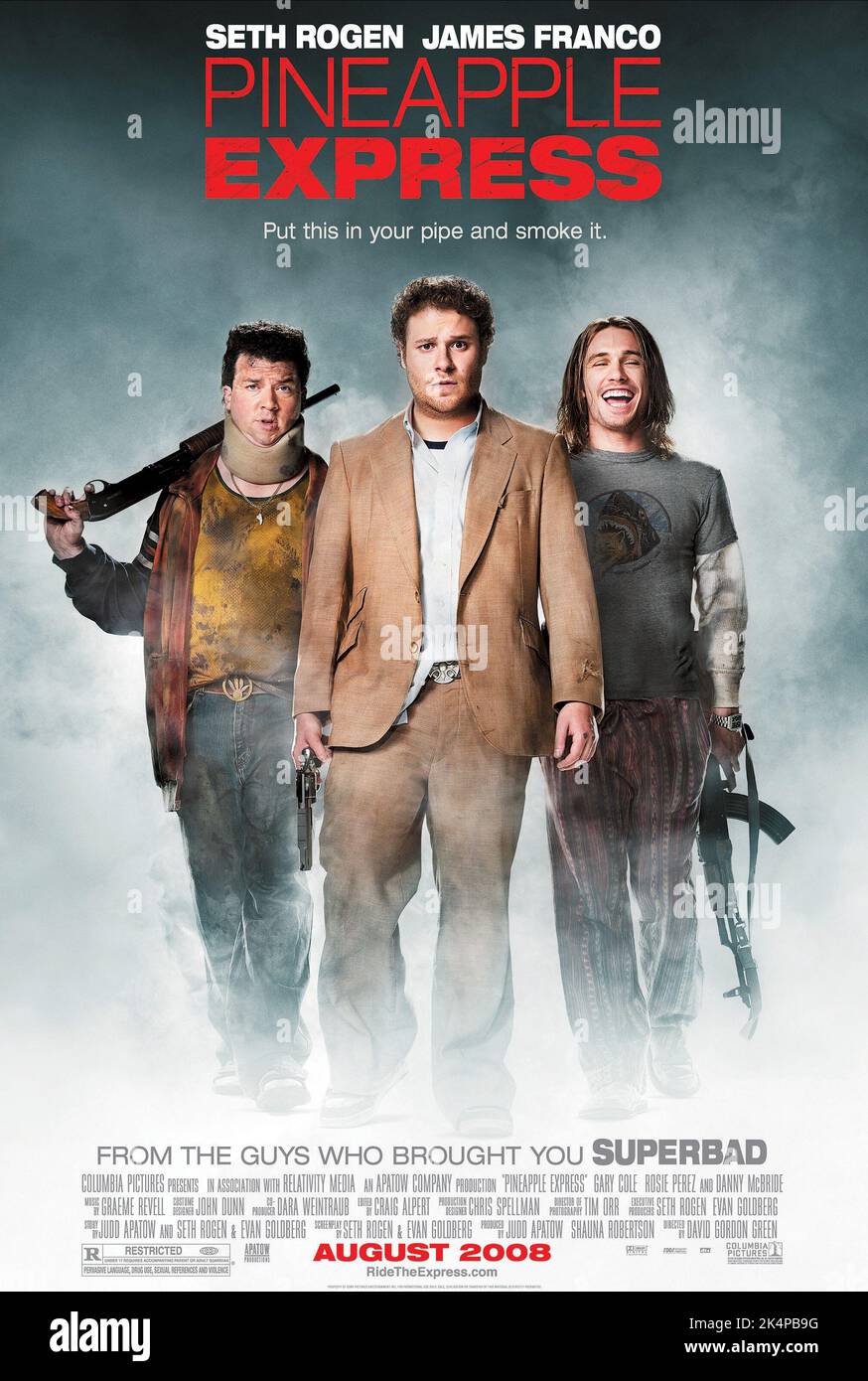 DANNY R. MCBRIDE, SETH ROGEN, JAMES FRANCO POSTER, PINEAPPLE EXPRESS ...