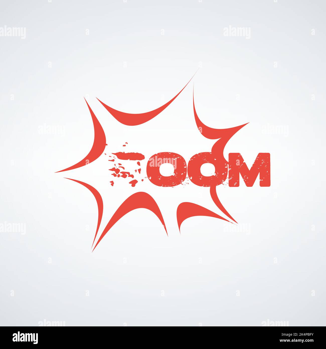 Boom word art. Explotion illustration. Stock vector illustration ...