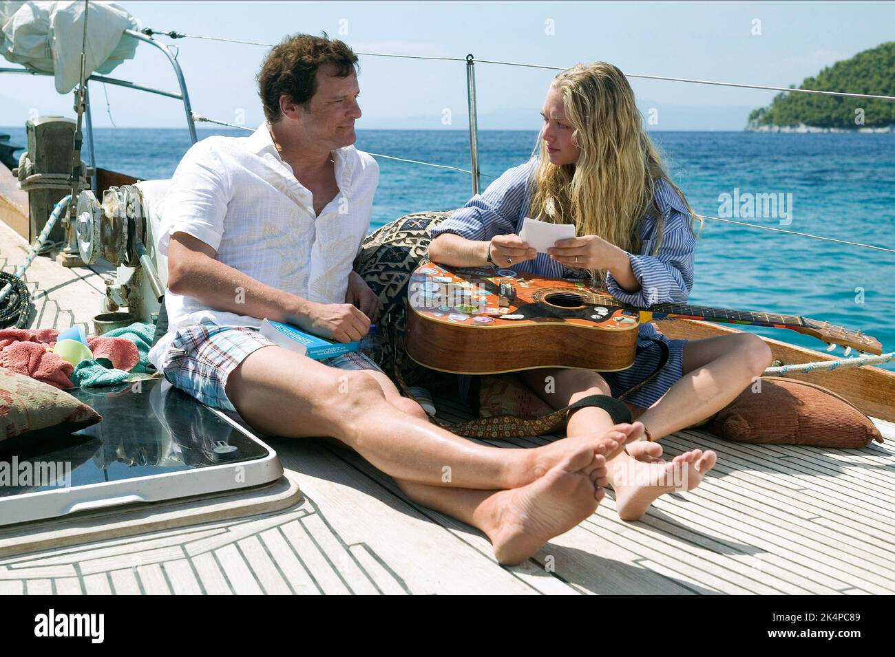 COLIN FIRTH, AMANDA SEYFRIED, MAMMA MIA!, 2008 Stock Photo - Alamy