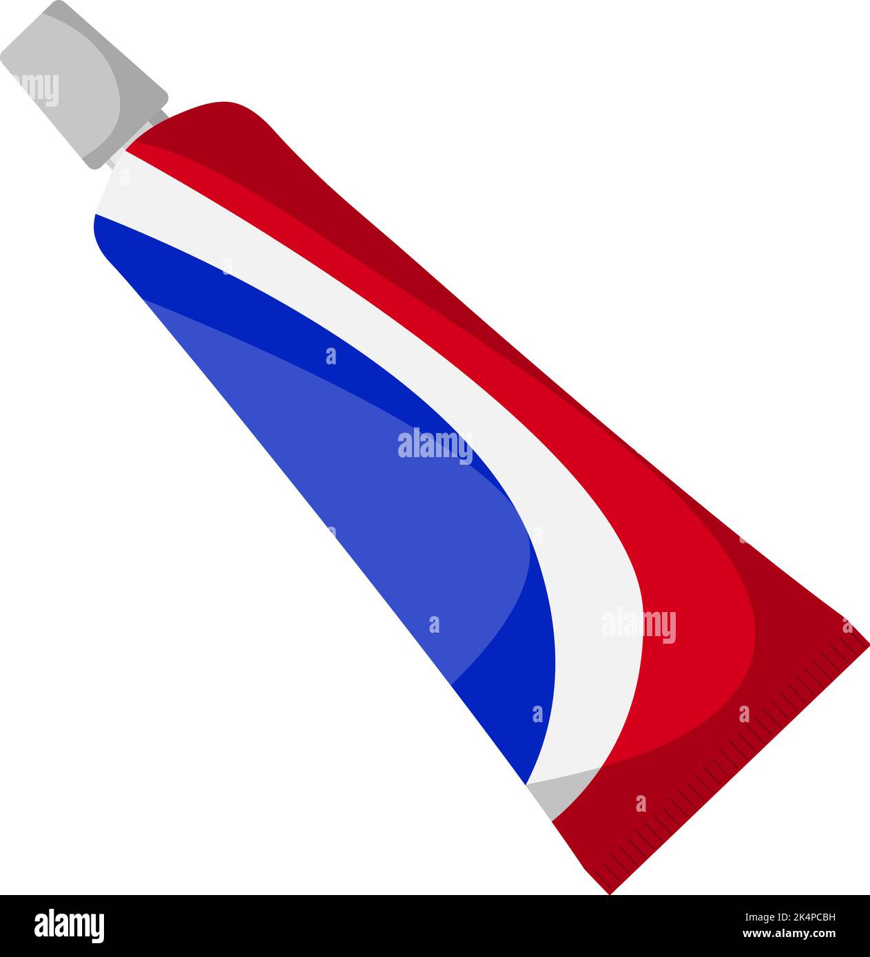 Dental care toothpaste, illustration, vector on a white background ...