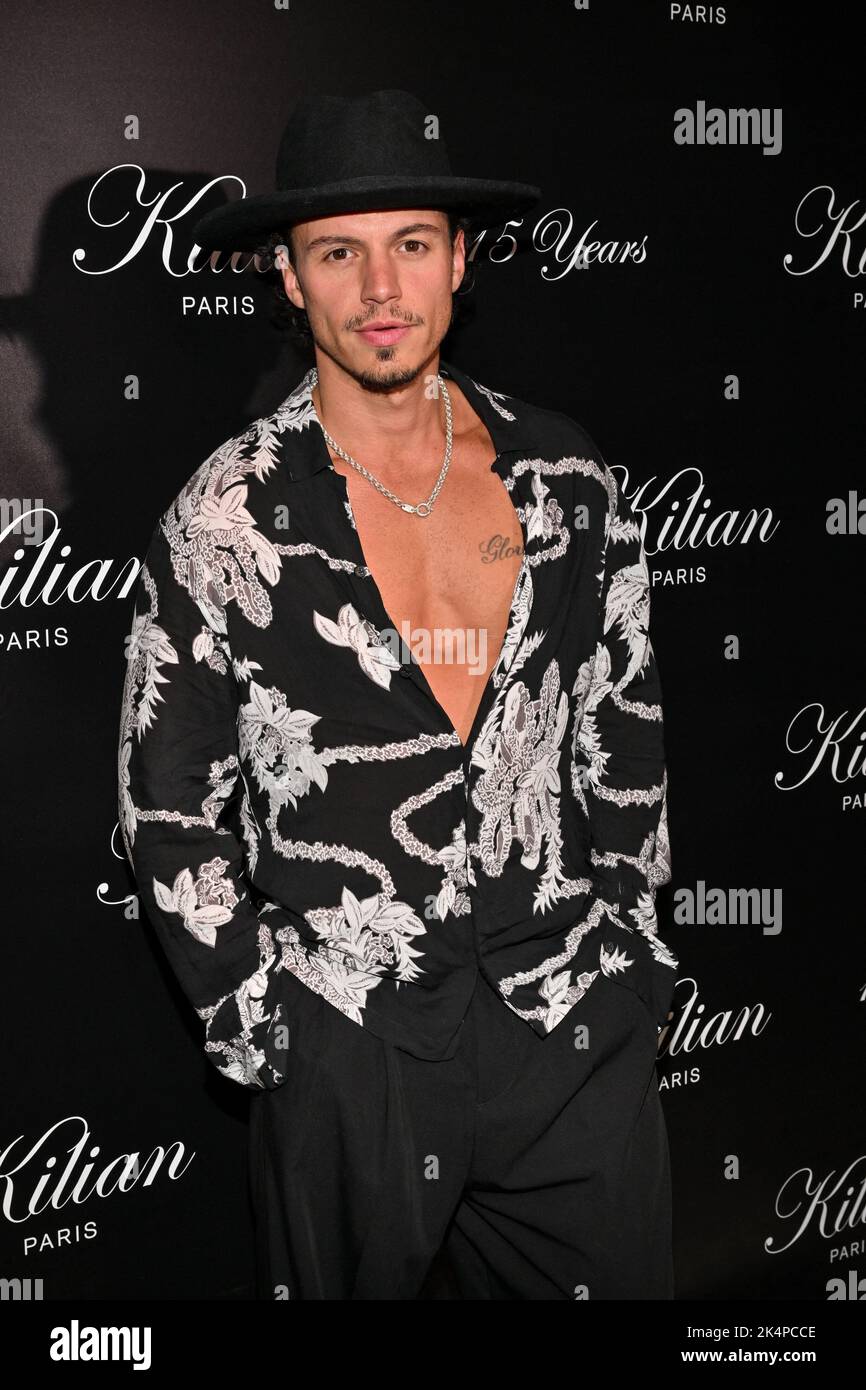 Paris, France on October 3, 2022, Kevin Dias attends the Kilian 15th ...