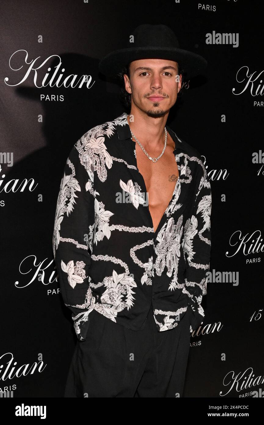 Paris, France on October 3, 2022, Kevin Dias attends the Kilian 15th ...