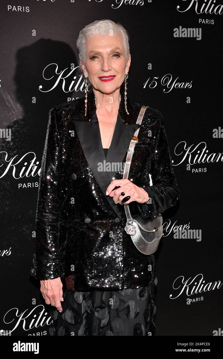 Paris, France on October 3, 2022, Maye Musk attends the Kilian 15th ...