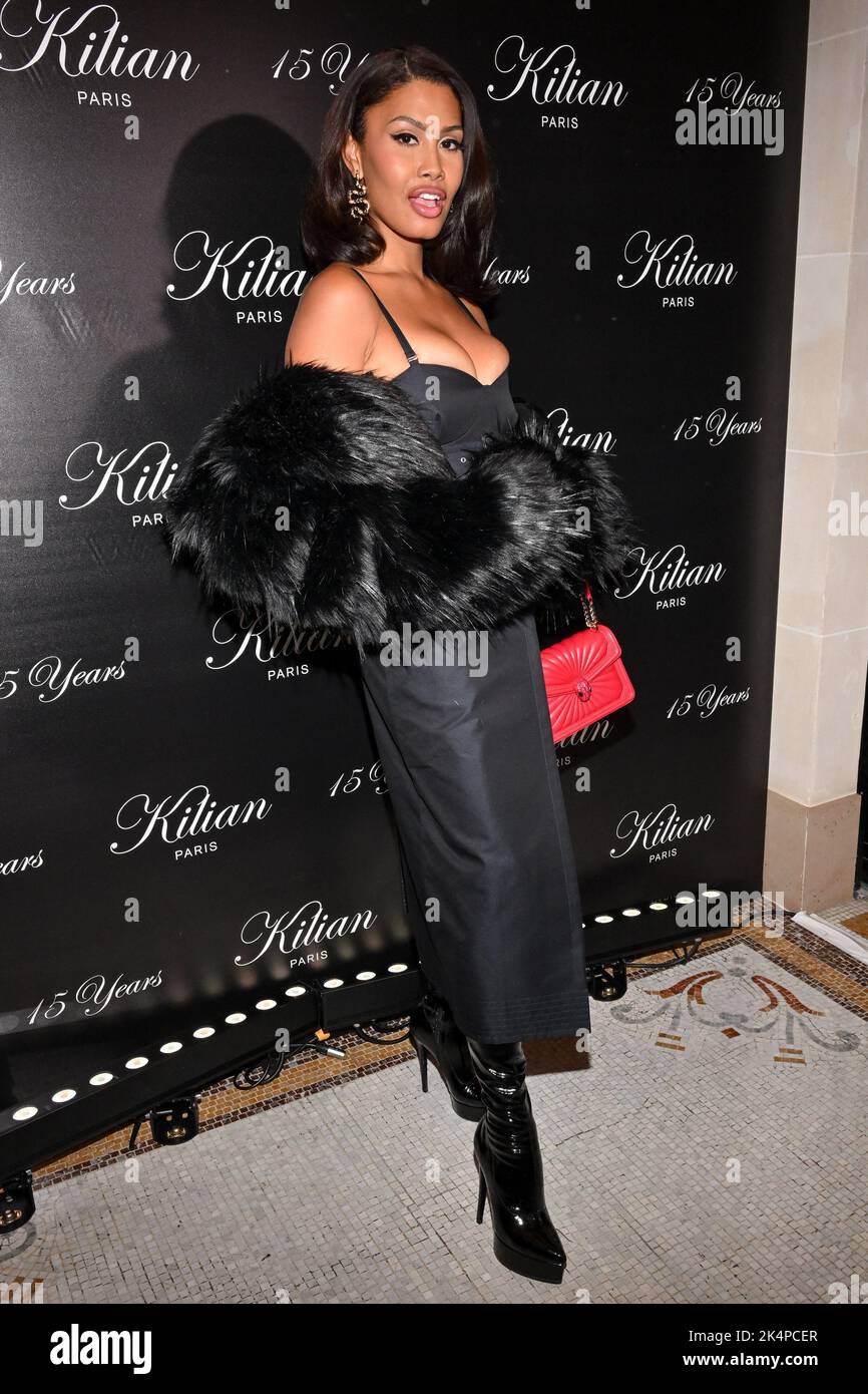 Paris, France on October 3, 2022, Leyna Bloom attends the Kilian 15th ...