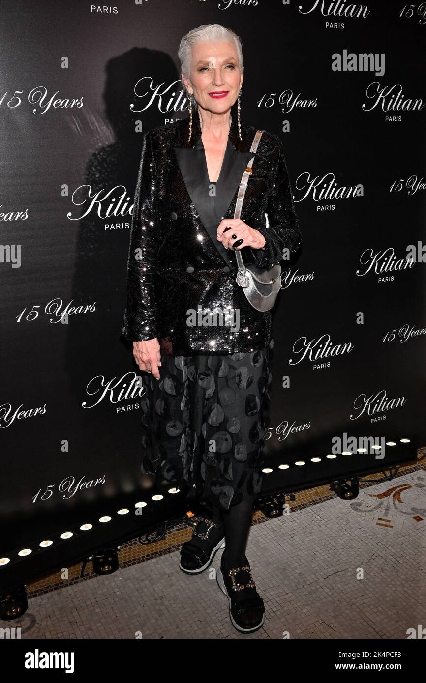 Paris, France on October 3, 2022, Maye Musk attends the Kilian 15th ...