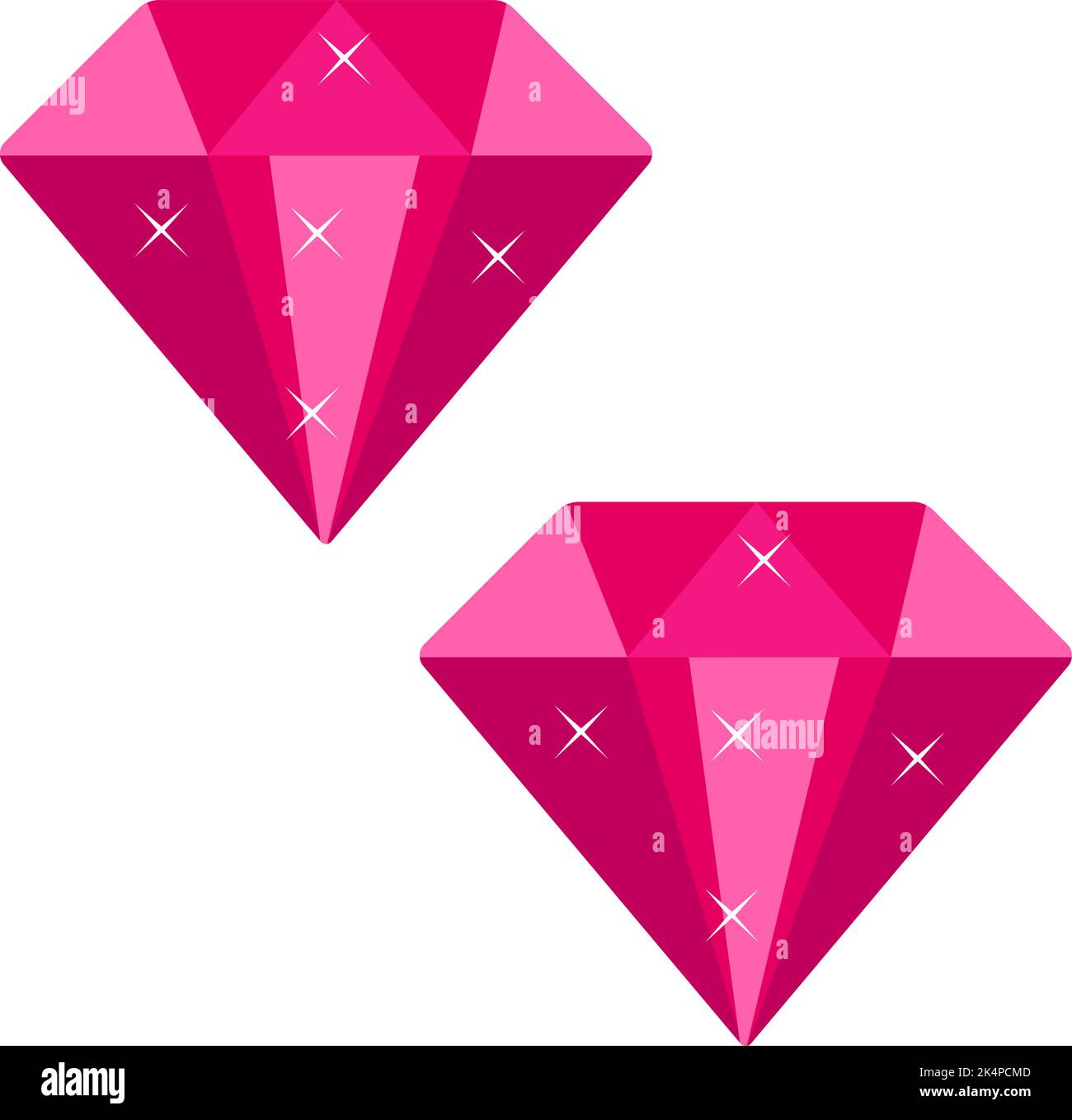 Pink diamonds Stock Vector Images - Alamy