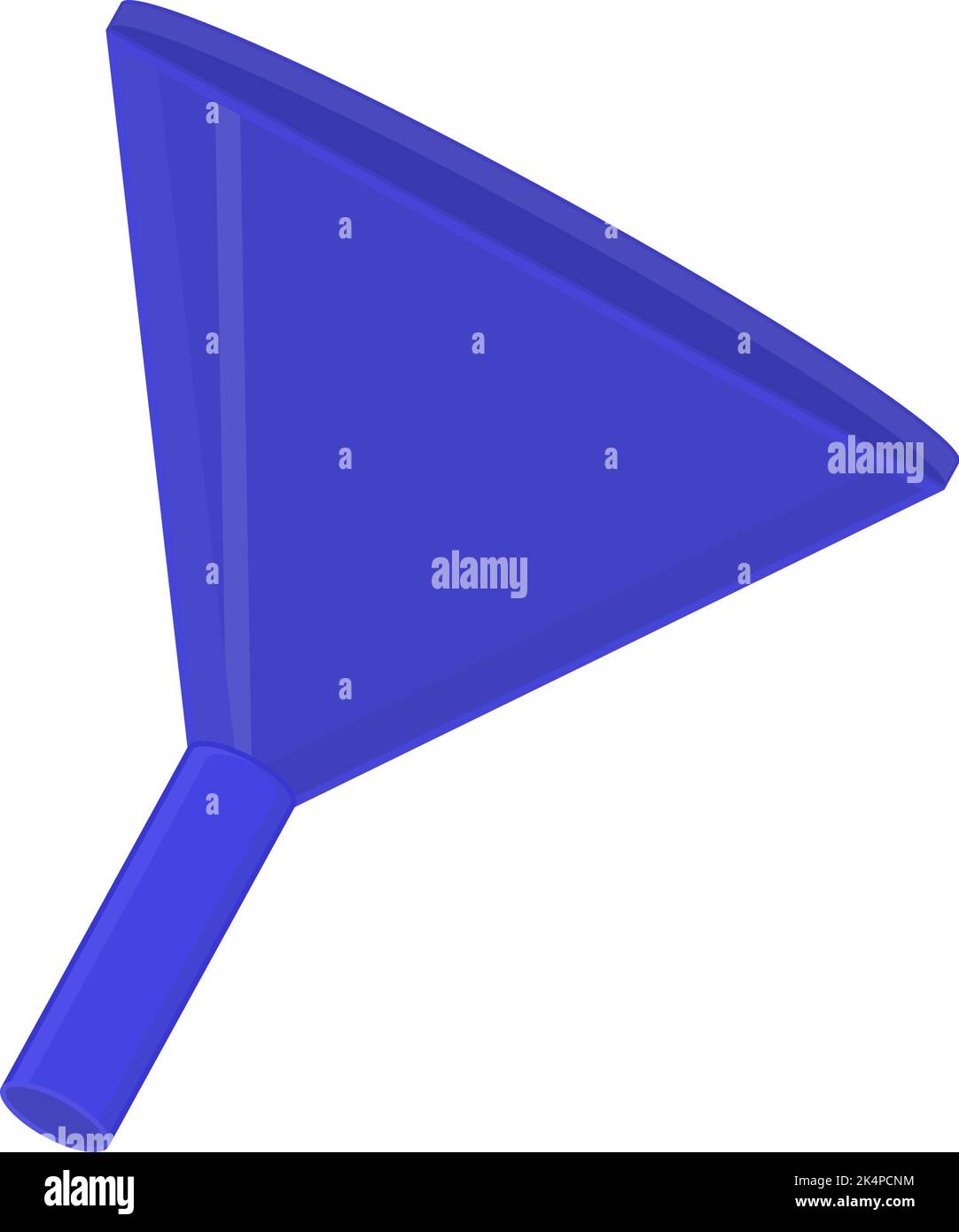 Purple funnel, illustration, vector on a white background Stock Vector ...