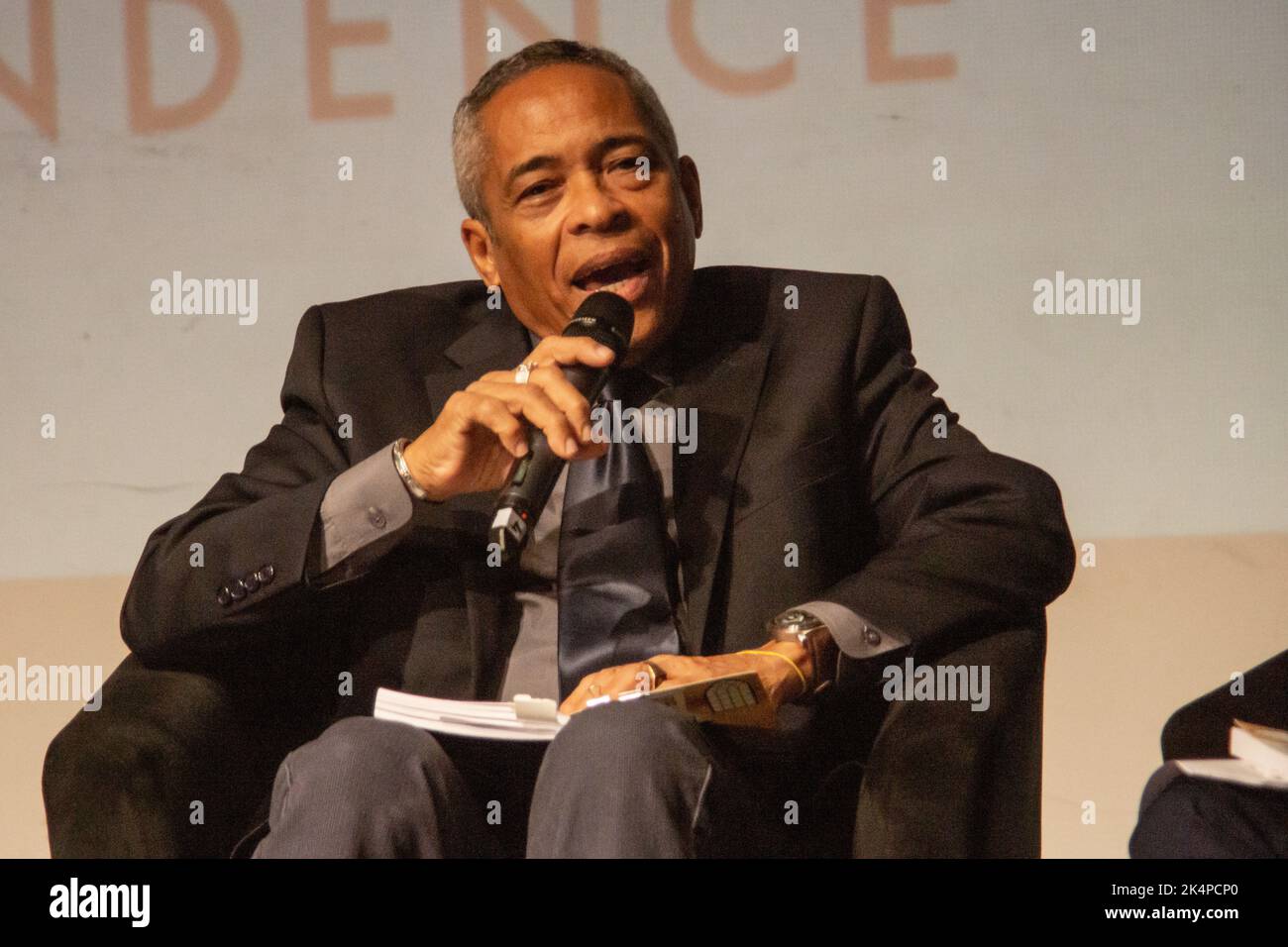 London, UK. 3rd Oct, 2022. T&T Diaspora @ 60 at The Tabernacle. Louis ...