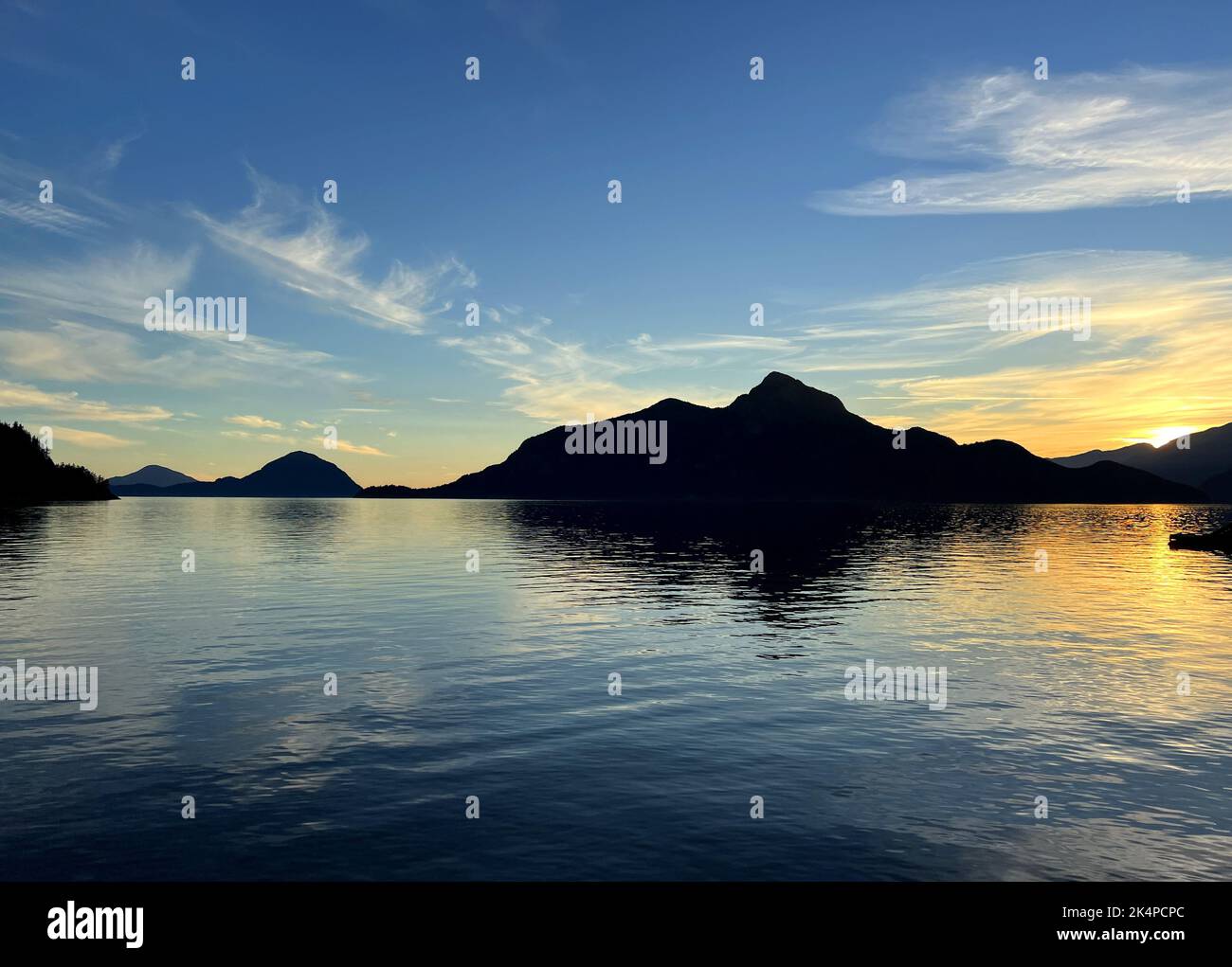 Background for travel travel agency Porteau Cove Provincial Park Sunset ...