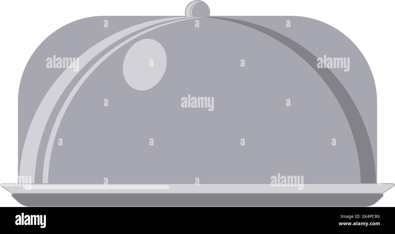 Restaurant meal tray, illustration, vector on a white background Stock ...