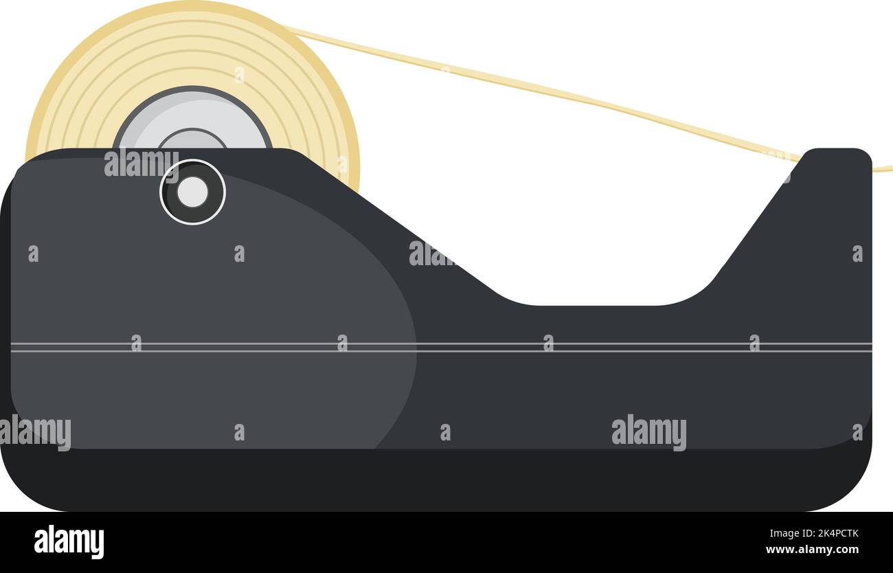 Classic scotch tape, illustration, vector on a white background Stock ...