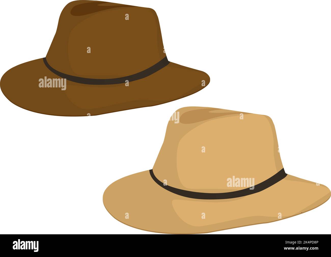 Two wear hats Stock Vector Images - Alamy