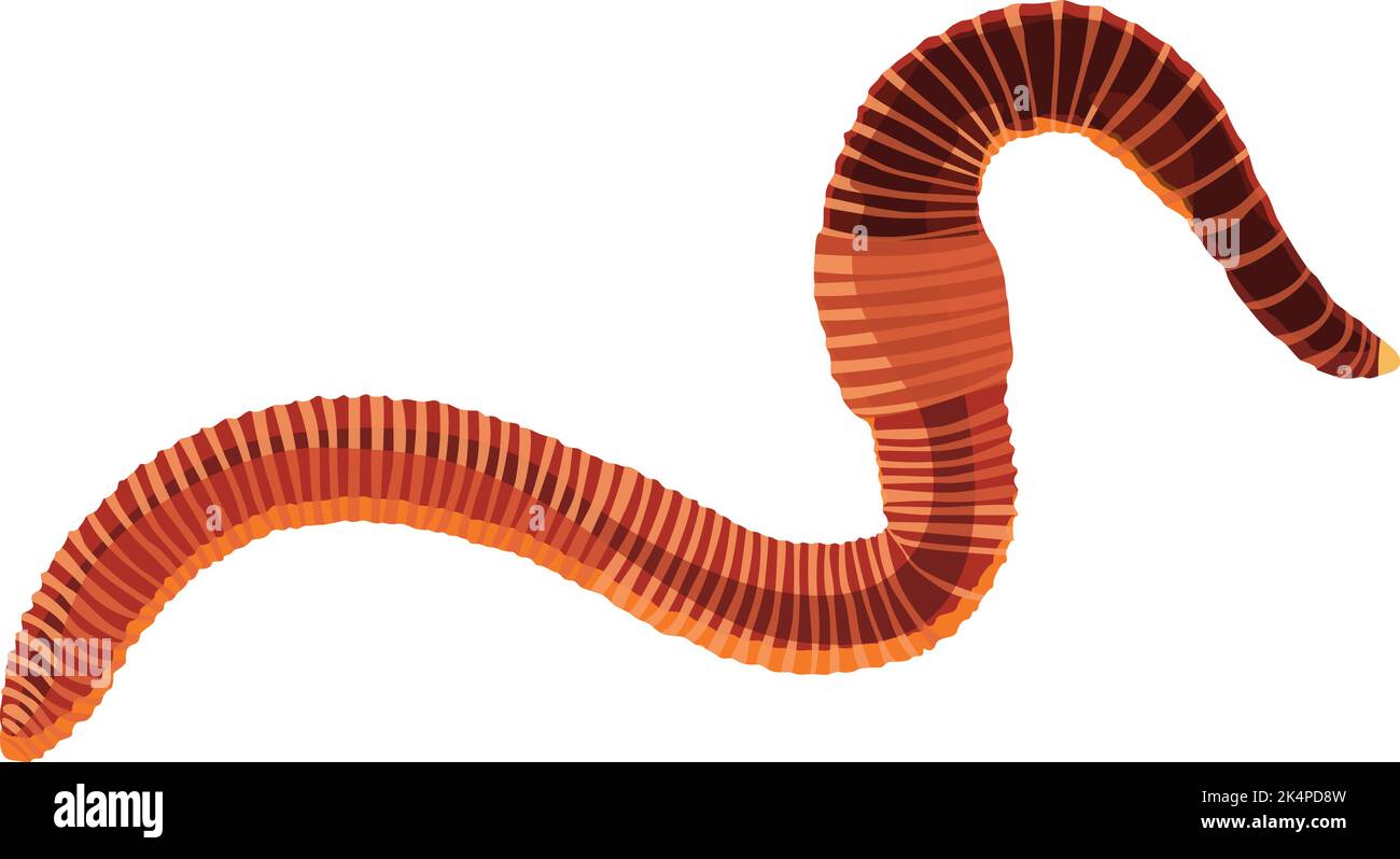 Cartoon earthworm Cut Out Stock Images & Pictures - Alamy