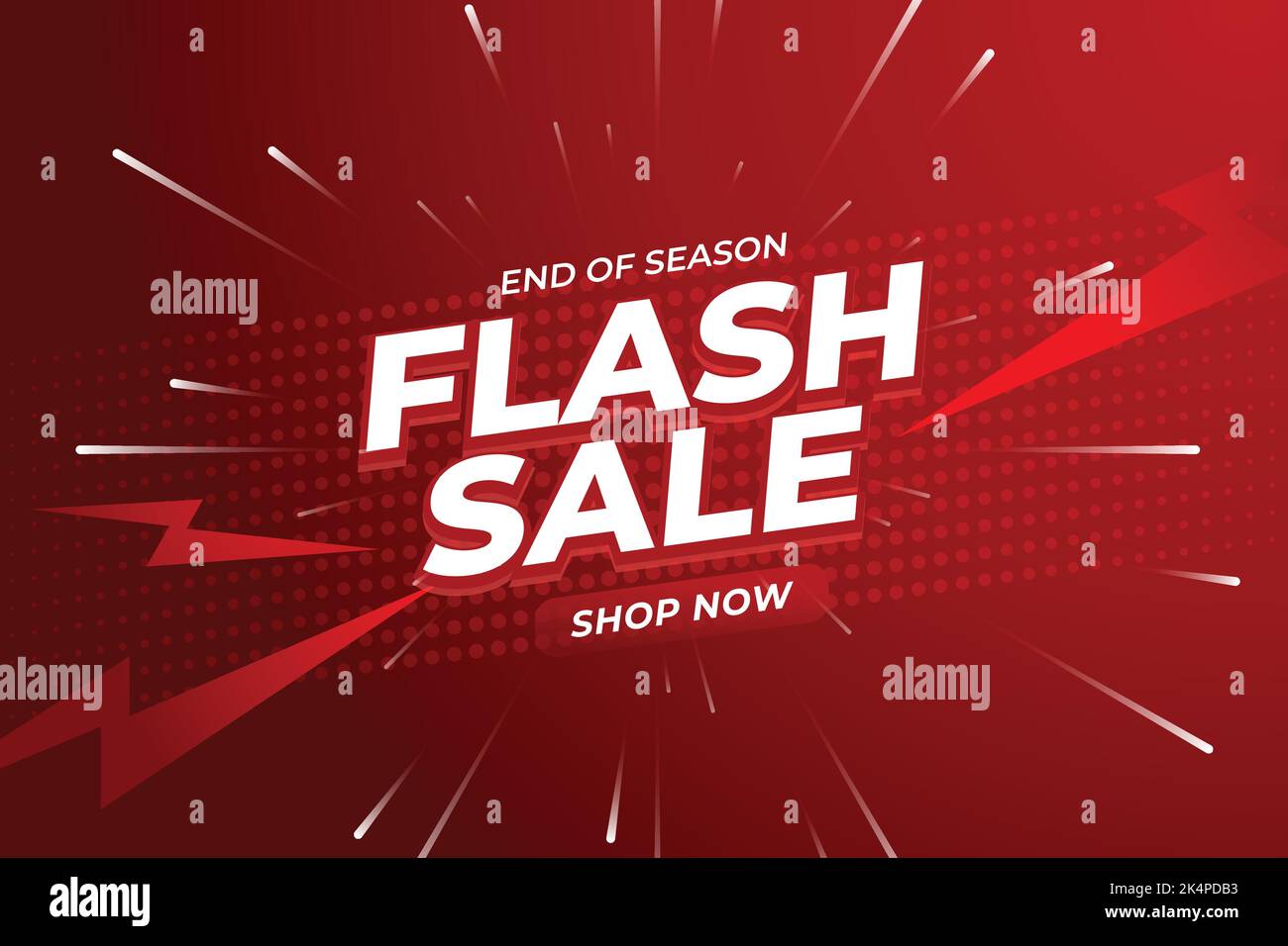 Flash Sale Shopping Poster Or Banner With Flash Icon And 3d Text On Red Background Flash Sales