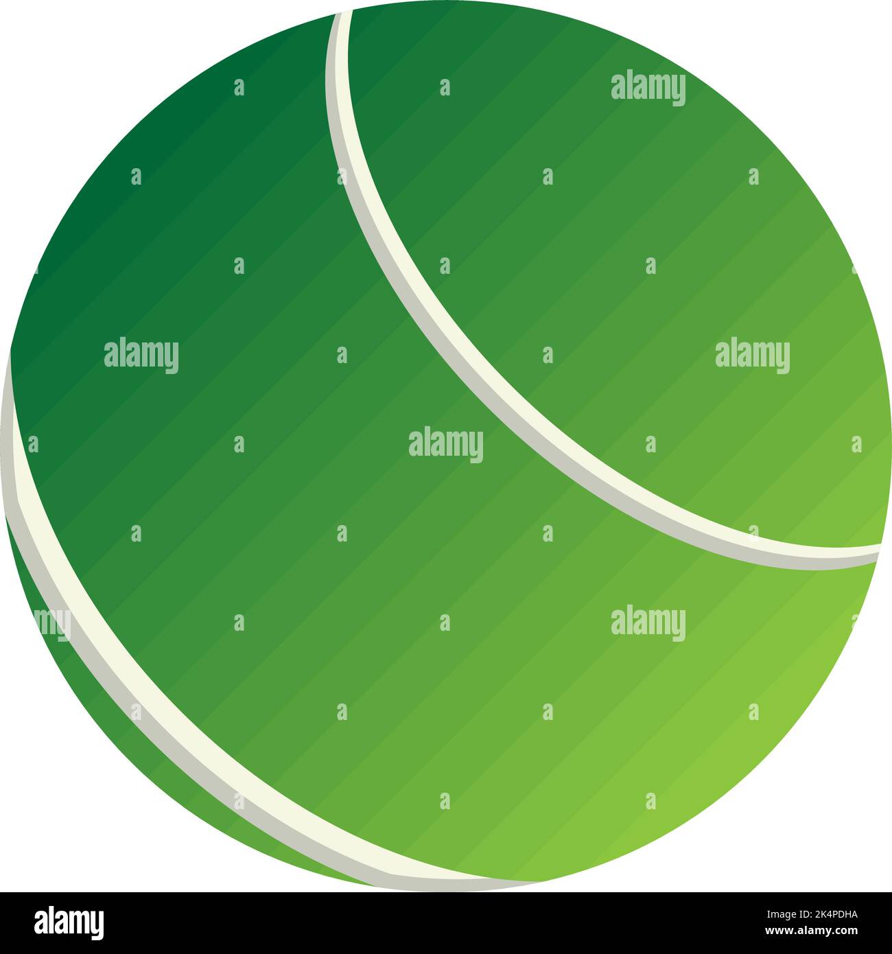 Simple tennis ball, illustration, vector on a white background Stock Vector Image & Art - Alamy