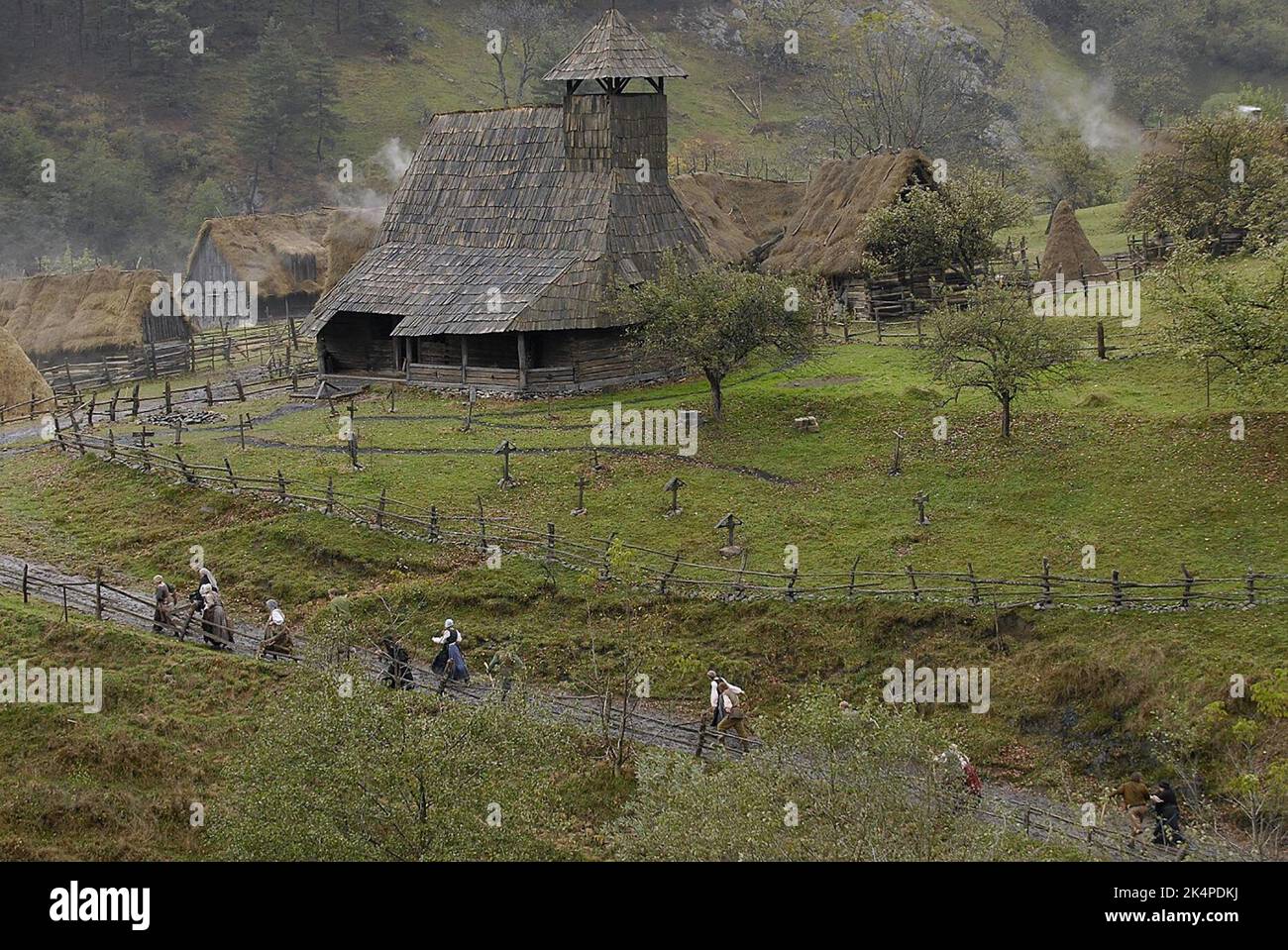 VILLAGE SCENE, KRABAT, 2008 Stock Photo - Alamy