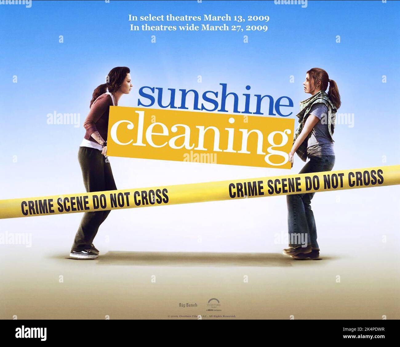 EMILY BLUNT, AMY ADAMS POSTER, SUNSHINE CLEANING, 2008 Stock Photo - Alamy