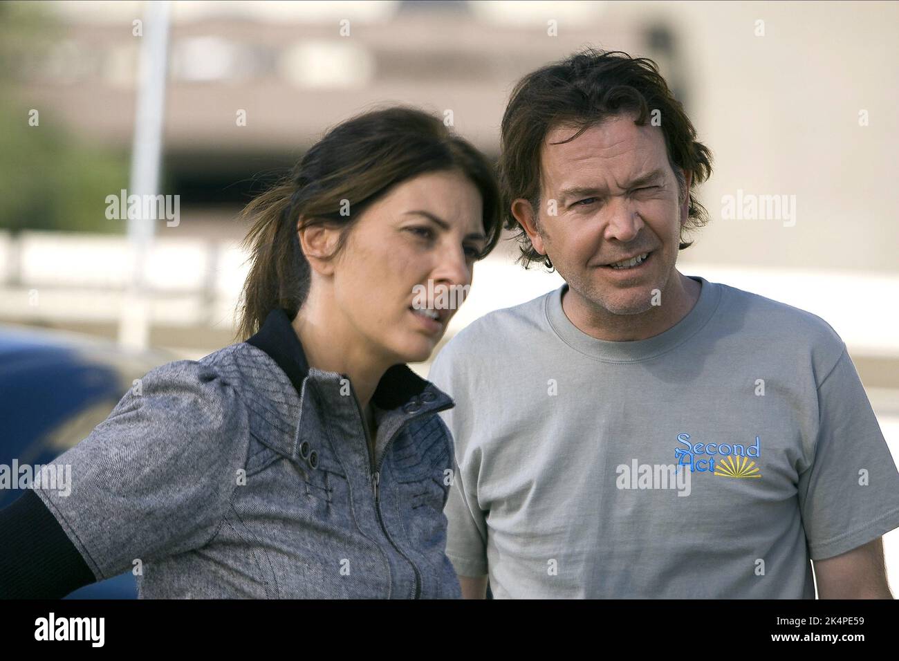 GINA BELLMAN, TIMOTHY HUTTON, LEVERAGE, 2008 Stock Photo - Alamy