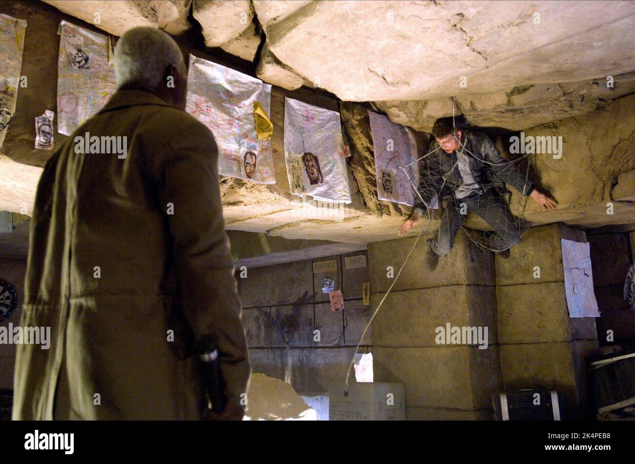 SAMUEL L. JACKSON, HAYDEN CHRISTENSEN, JUMPER, 2008 Stock Photo - Alamy