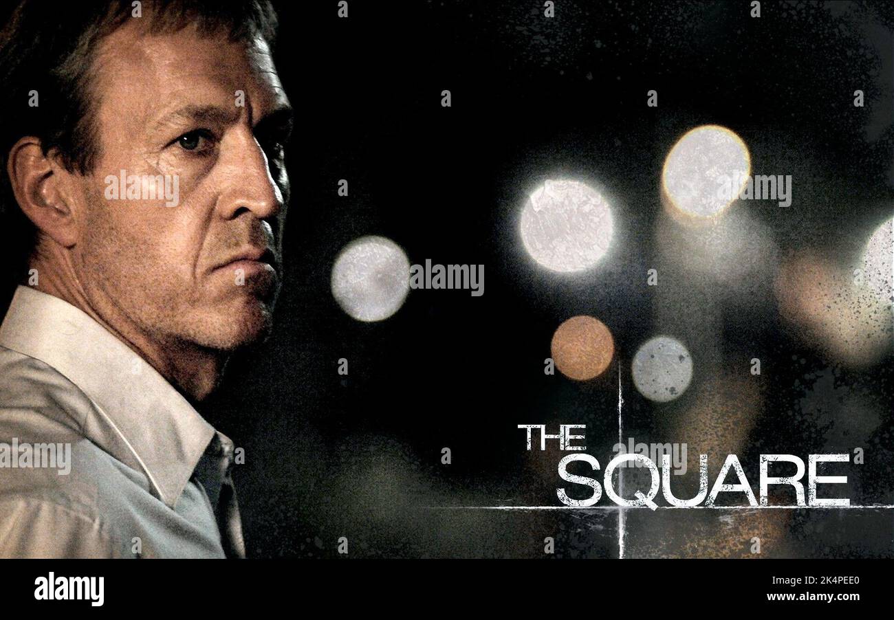 DAVID ROBERTS POSTER, THE SQUARE, 2008 Stock Photo - Alamy