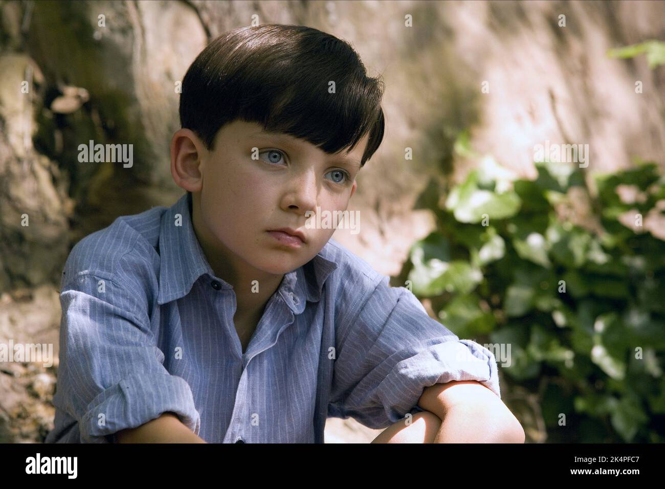 Asa Butterfield Blue Sweater