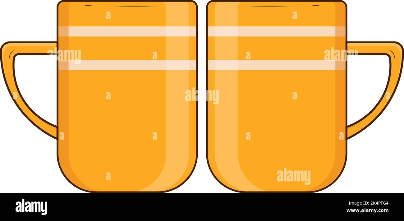 Mugs black coffee white coffee Stock Vector Images - Alamy