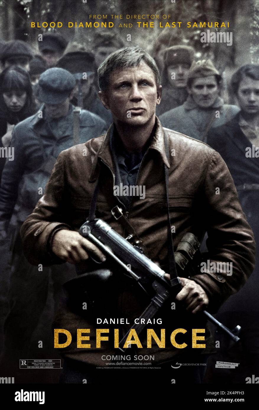 DANIEL CRAIG POSTER, DEFIANCE, 2008 Stock Photo - Alamy