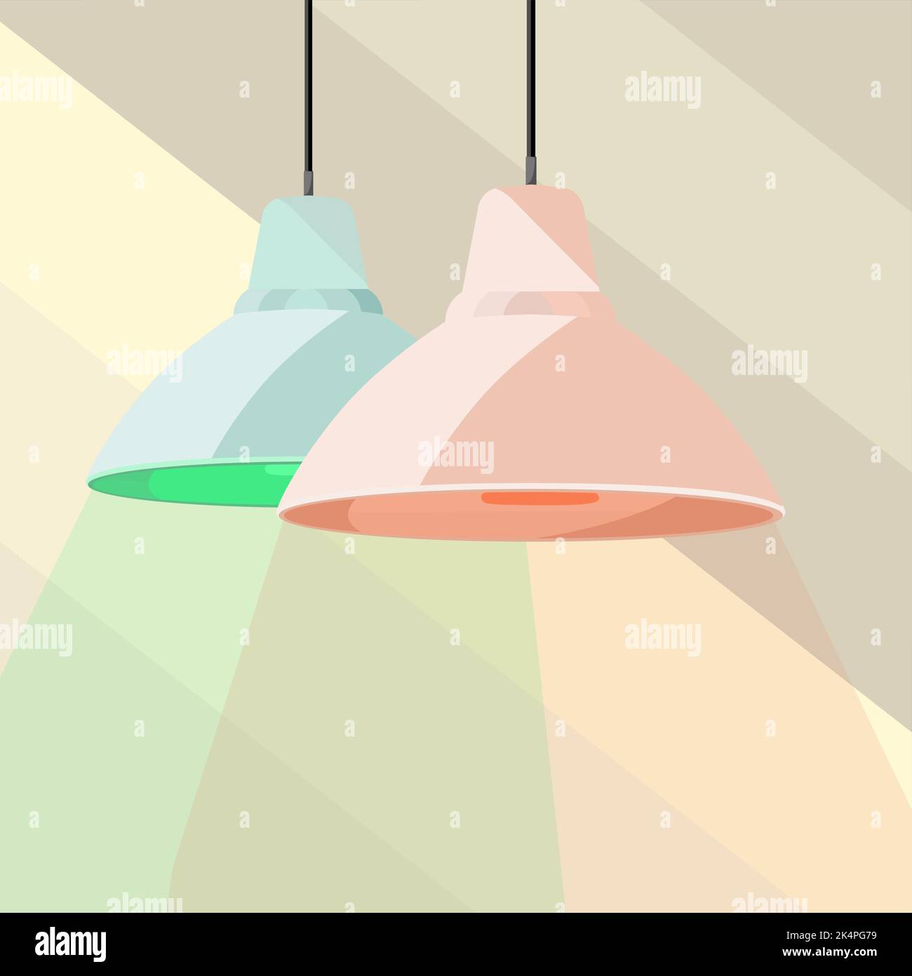 Lamps illustration Stock Vector Images - Alamy