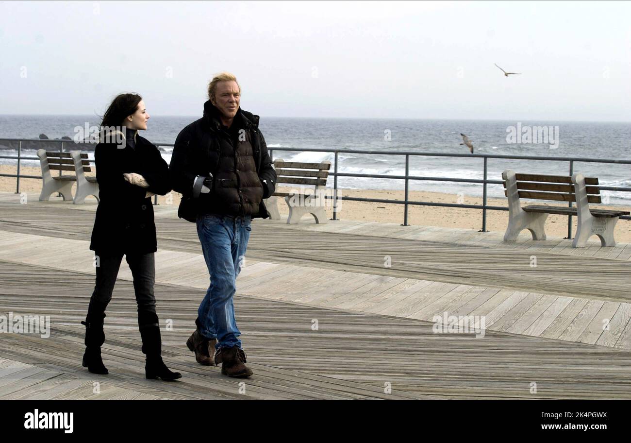 EVAN RACHEL WOOD, MICKEY ROURKE, THE WRESTLER, 2008 Stock Photo - Alamy