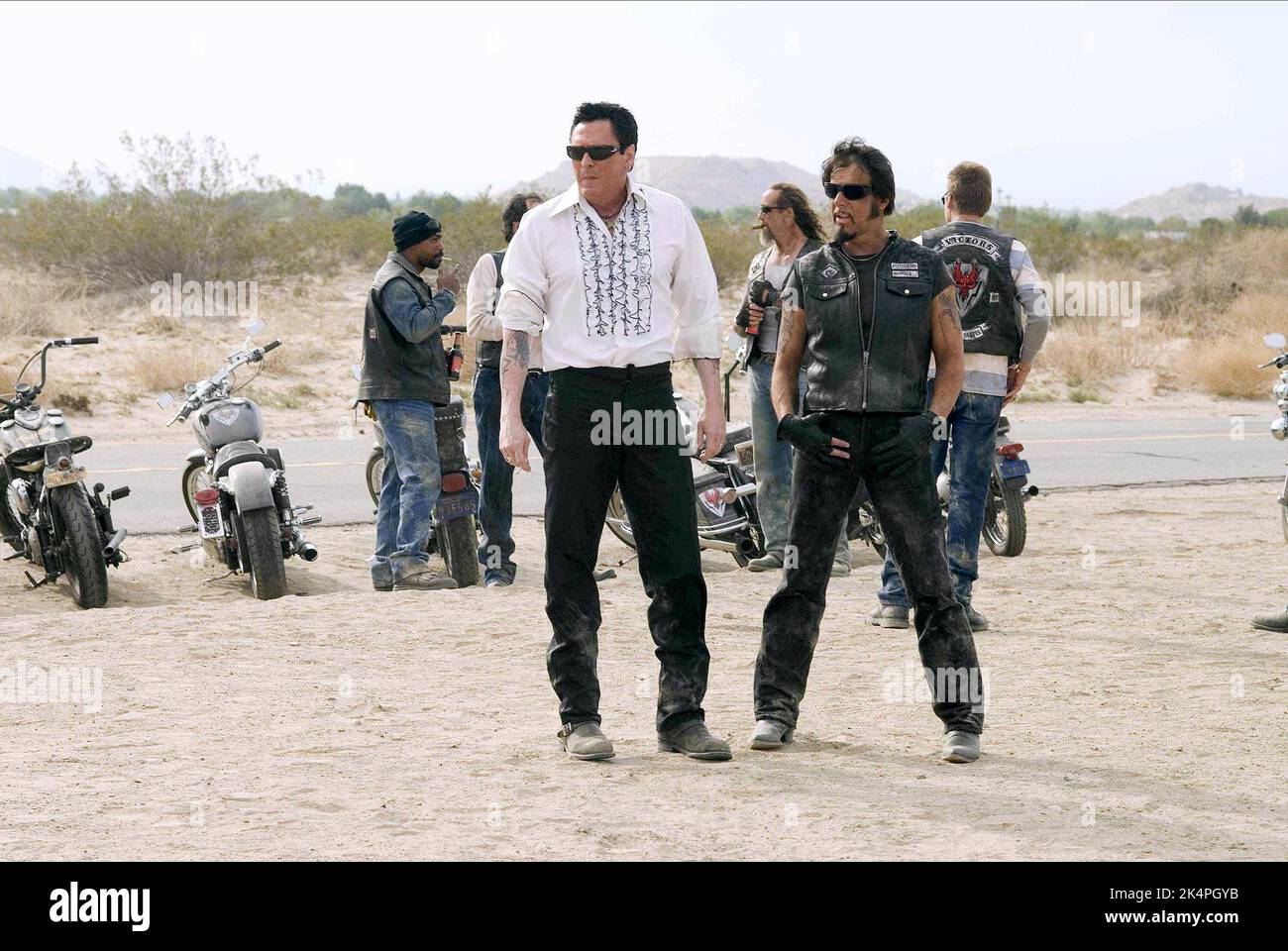 MICHAEL MADSEN, LARRY BISHOP, HELL RIDE, 2008 Stock Photo - Alamy