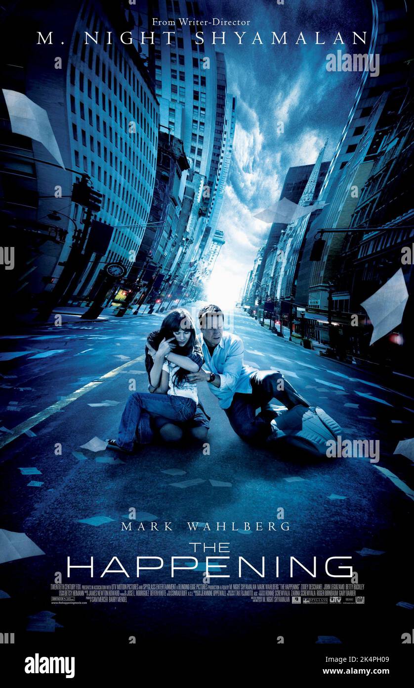 ASHLYN SANCHEZ, ZOOEY DESCHANEL, MARK WAHLBERG POSTER, THE HAPPENING ...